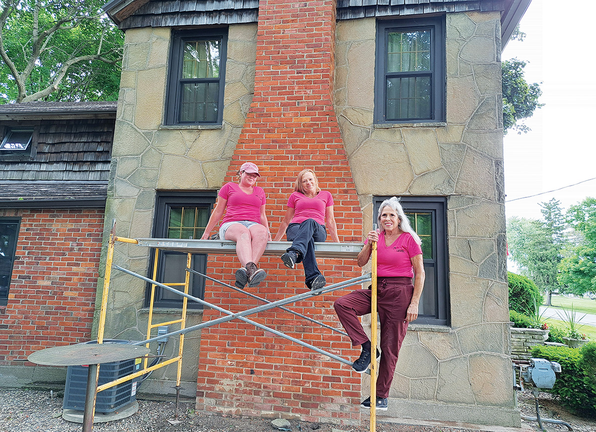 On the level, Jeanie DeCocker’s women-operated masonry business, builds ...