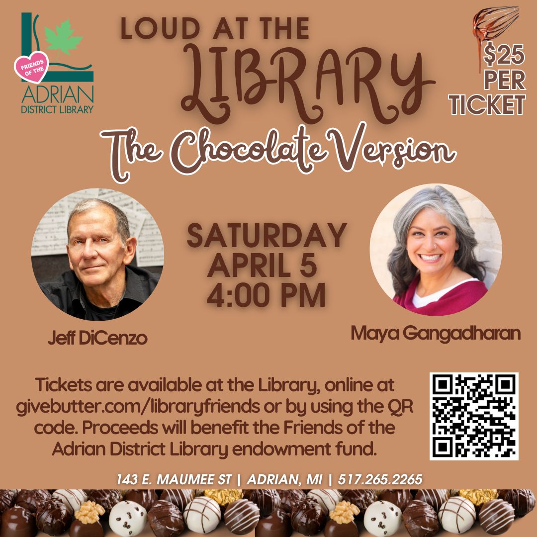 ‘Loud at the Library’ to benefit programs at Adrian District Library ...